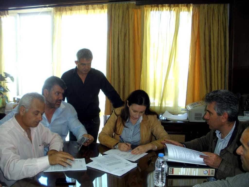 Υπεγράφη η σύμβαση για το εργο επεξεργασίας-διάθεσης λυμάτων Δ.Ε.Μοιρών ...