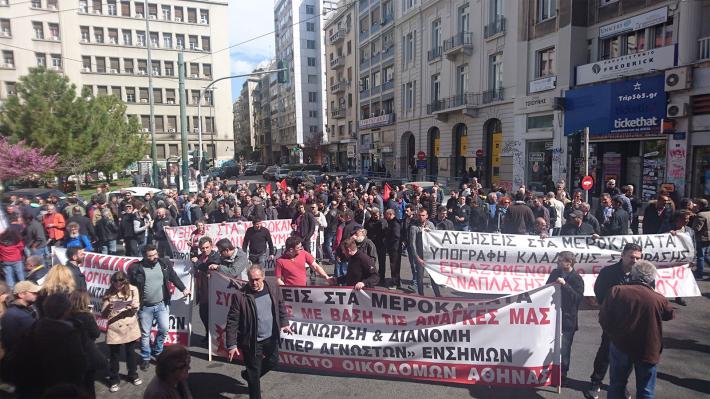 Συγκέντρωση οικοδόμων για τη μεγάλη ανεργία του κλάδου - Aftodioikisi.gr