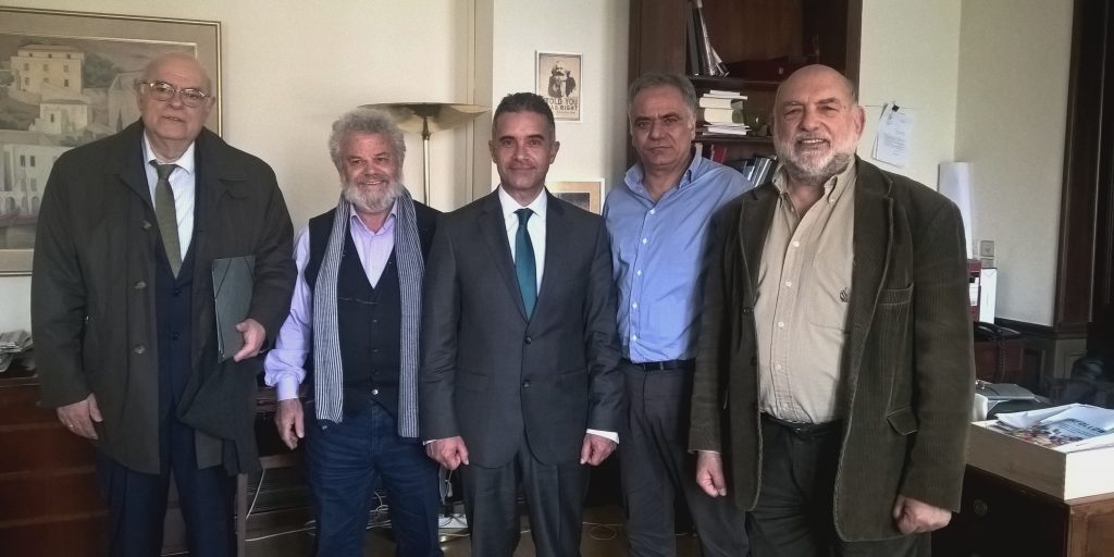 Συνάντηση Σκουρλέτη με το δήμαρχο Σύρου - Ερμούπολης - Aftodioikisi.gr