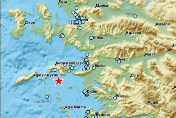Νέος σεισμός στη Σάμο - Aftodioikisi.gr