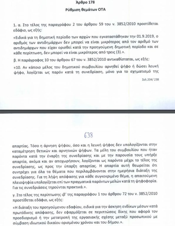 ΤΙ ΘΑ ΙΣΧΥΕΙ ΓΙΑ ΤΗΝ ΑΠΑΡΤΙΑ ΣΤΑ ΔΗΜΟΤΙΚΑ ΣΥΜΒΟΥΛΙΑ (Ν/Σ) | TASTV.gr ...