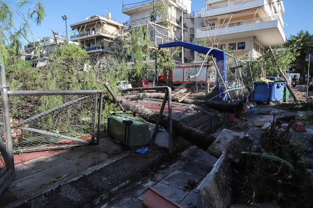 Βίντεο-ντοκουμέντο από τον ανεμοστρόβιλο που σάρωσε το Νέο Ηράκλειο ...
