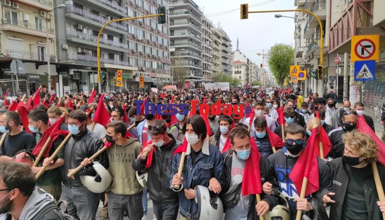 Θεσσαλονίκη: Στους δρόμους οι φοιτητές – «Δεν θα ξαναμπεί Αστυνομία ...