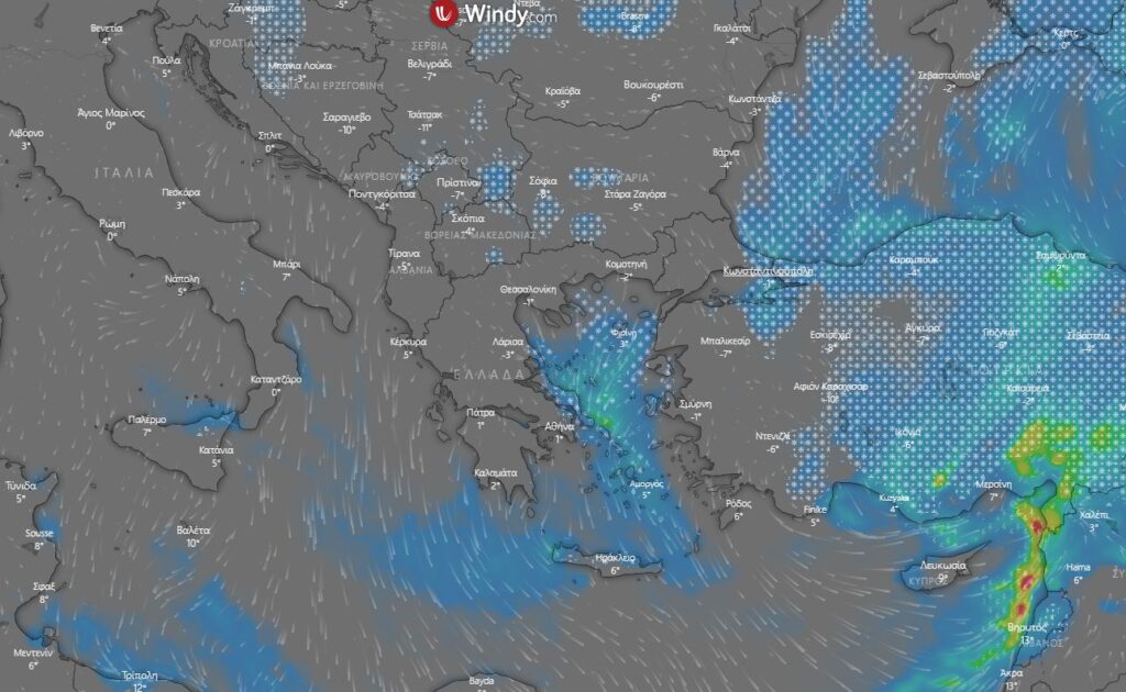 "Ελπίδα": Δείτε live την εξέλιξη της κακοκαιρίας -Στα "λευκά" η Αττική ...
