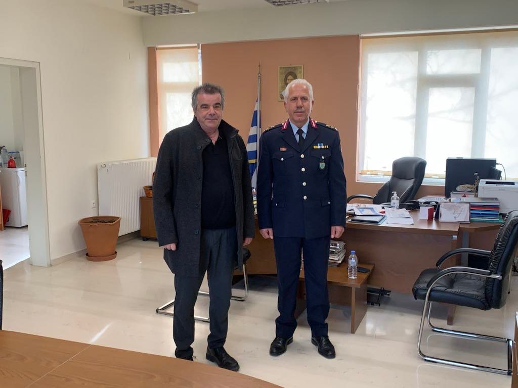 Δ. Αγίου Βασιλείου: Συνάντηση δημάρχου με τον νέο αστυνομικό διευθυντή ...