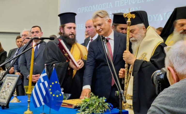 Ορκίστηκε Περιφερειάρχης ο Δ.Πτωχός -Παρών ο Σαμαράς - Aftodioikisi.gr