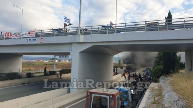 Ξανά κλειστή η εθνική οδός Αθηνών-Λαμίας - Aftodioikisi.gr