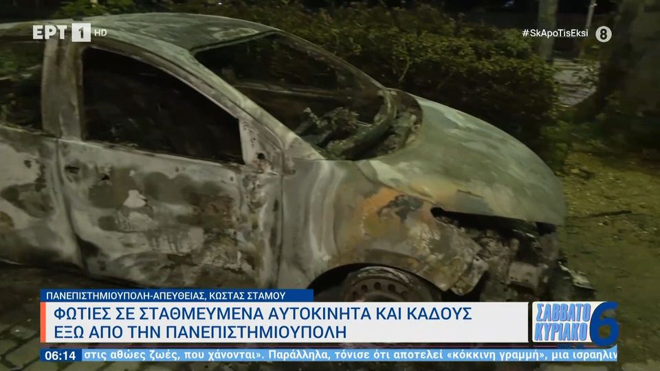 Πανεπιστημιούπολη: Κουκουλοφόροι πέταξαν μολότοφ σε αστυνομικούς ...